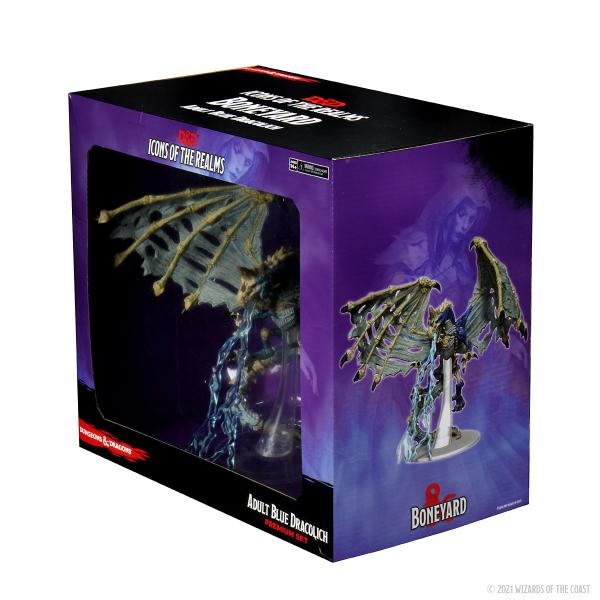 Boneyard Premium Set - Blue Dracolich (Set 18): D&D Icons of the Realms ...