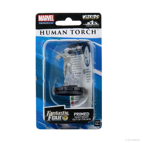 Marvel HeroClix Deep Cuts Unpainted Miniatures: Human Torch ...