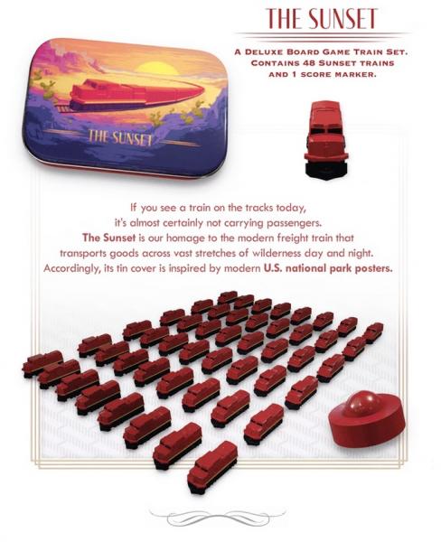 Sunset Deluxe Board Game Train Set — Rules of Play