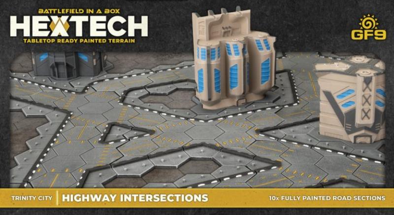 Hextech Tabletop Ready Painted Terrain: Trinity City - Highways Inters ...